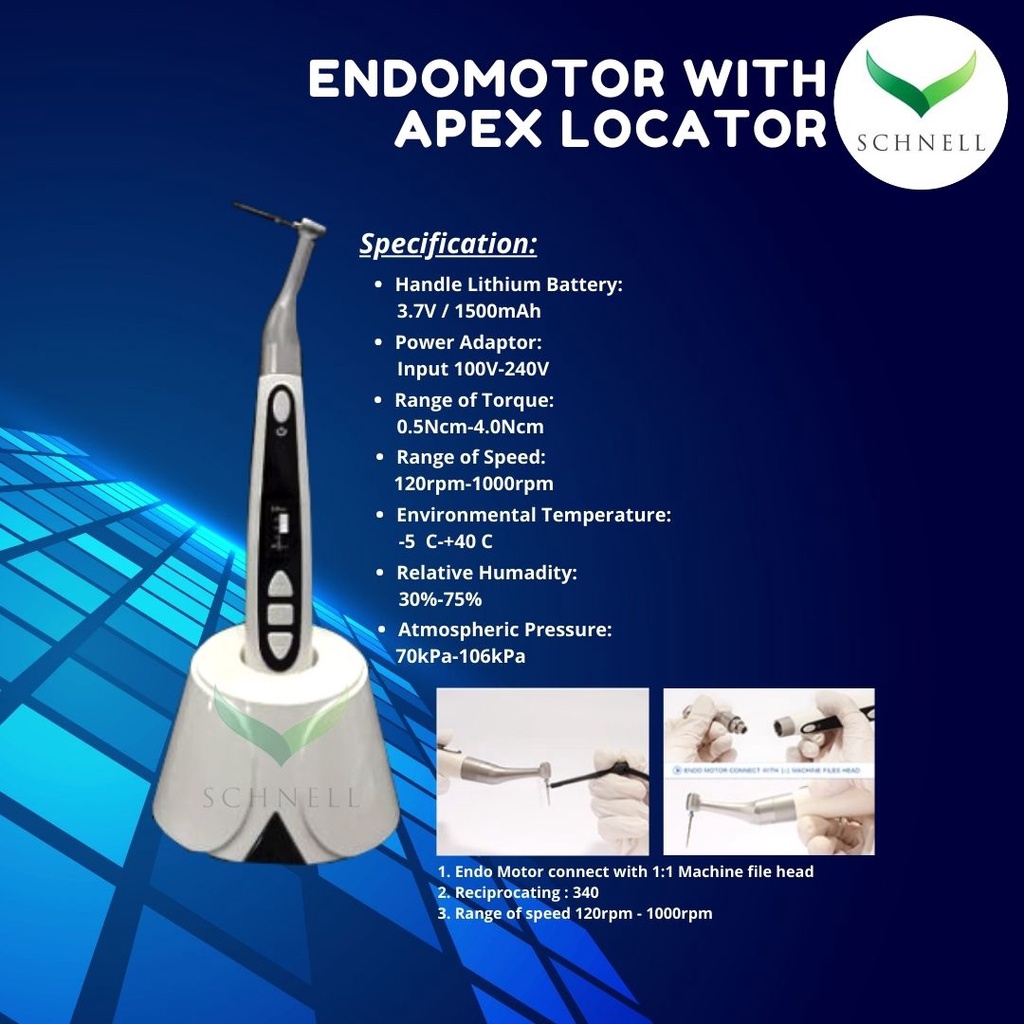 Jual Endomotor Dental Apex Locator/Dental Endomotor With Apex Locator | Shopee Indonesia