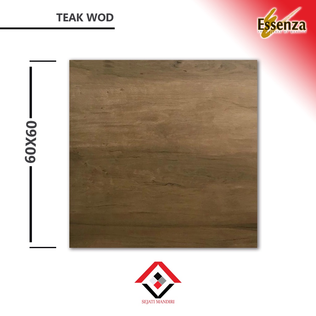 Jual Granit 60x60 - Motif Kayu - Essenza Teak Wood | Shopee Indonesia