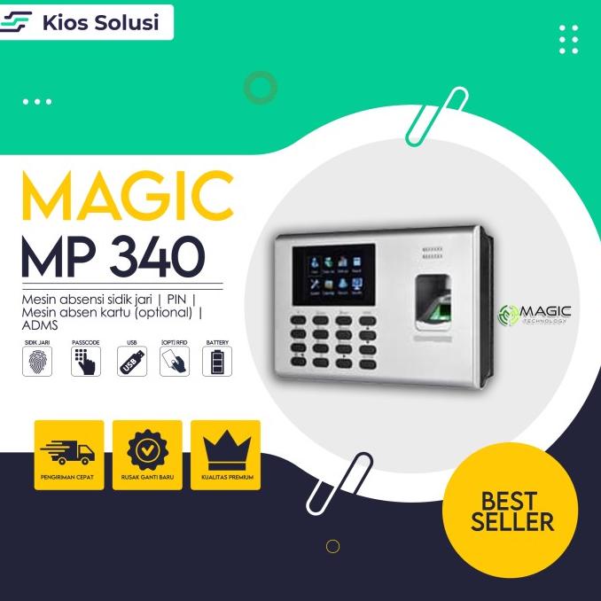 Jual Mesin Absensi Fingerprint Kartu Rfid Proxy Mp340 Seperti Solution ...