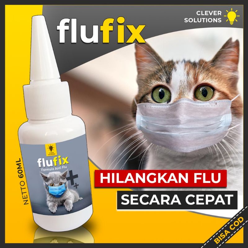 Jual Flufix Obat Flue Kucing Flue Pilek Demam Batuk | Shopee Indonesia