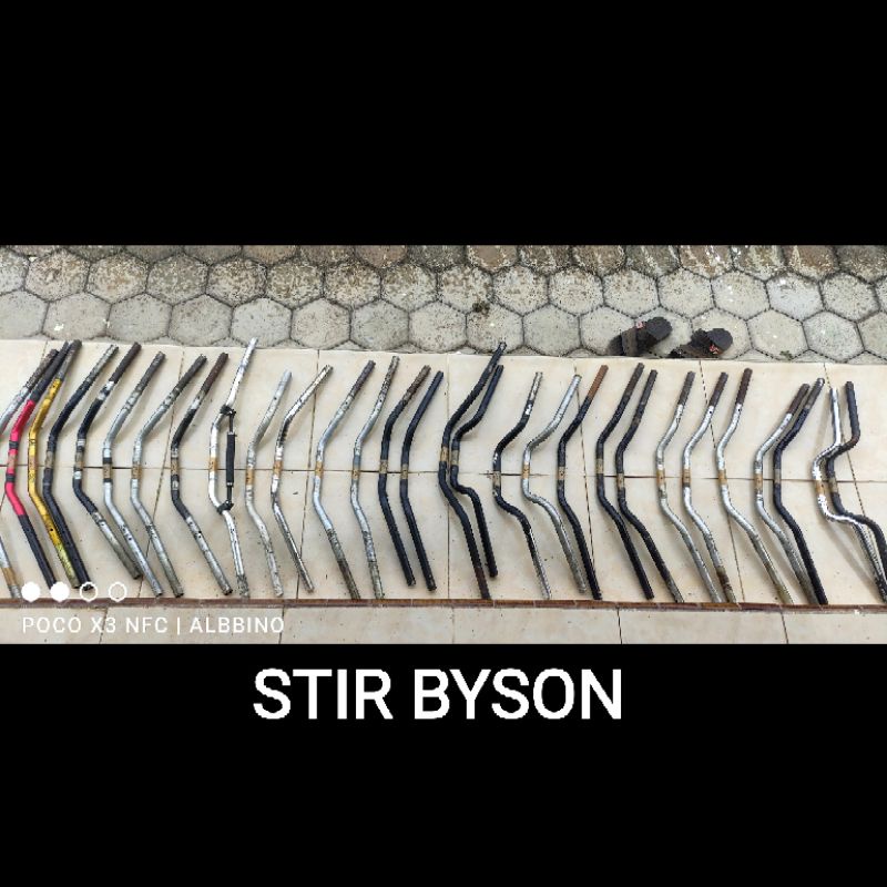 Jual Stir Yamaha BYSON stang stir Byson Original Copotan motor | Shopee ...