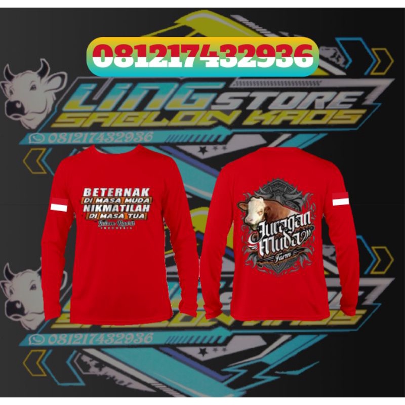 Jual Kaos Sapi Juragan Farm | Shopee Indonesia