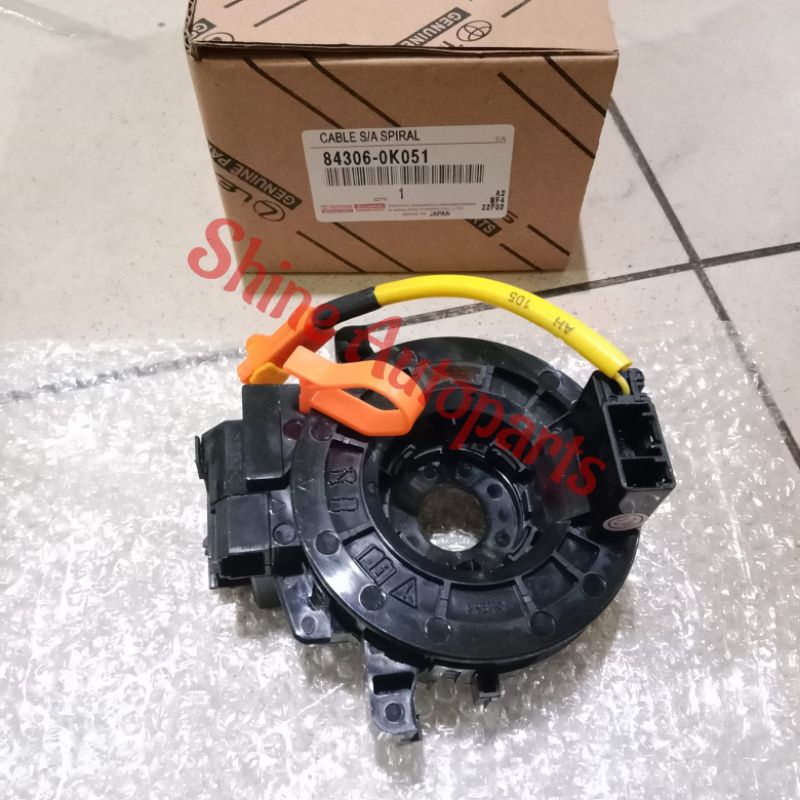 Jual KABEL SPIRAL KLAKSON INNOVA 0K051 CABLE SUB ASSY INNOVA HILUX ...