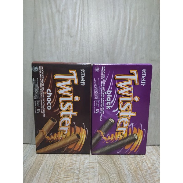 Jual Delfi Twister choco wafer roll | Shopee Indonesia