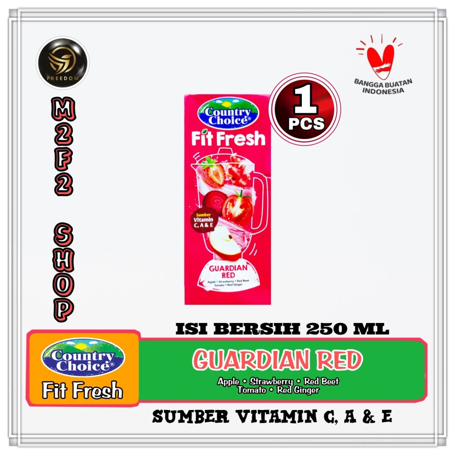Jual Jus | Juice Country Choice Fit Fresh Guardian Red - 250 ml ...