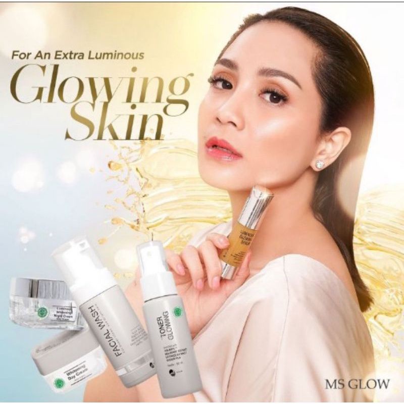 Jual PAKET WAJAH LUMINOUS + SERUM LUMINOUS MS GLOW ORIGINAL (SUDAH BER ...