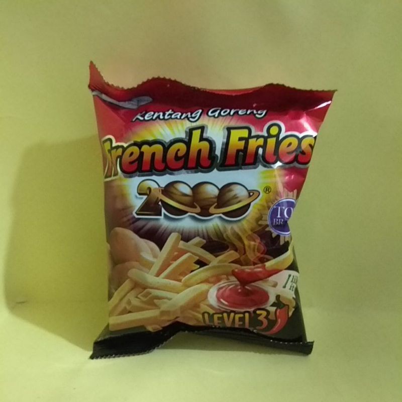 Jual Kentang Goreng French Fries 2000 Level 3 Lebih Pedas 14g | Shopee ...