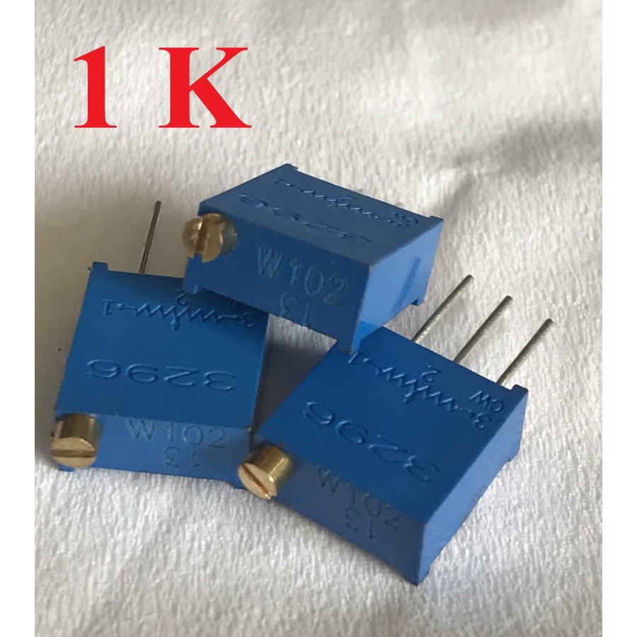 Jual POTENSIOMETER TRIMPOT multiturn resistor 1K 1000 ohm | Shopee ...
