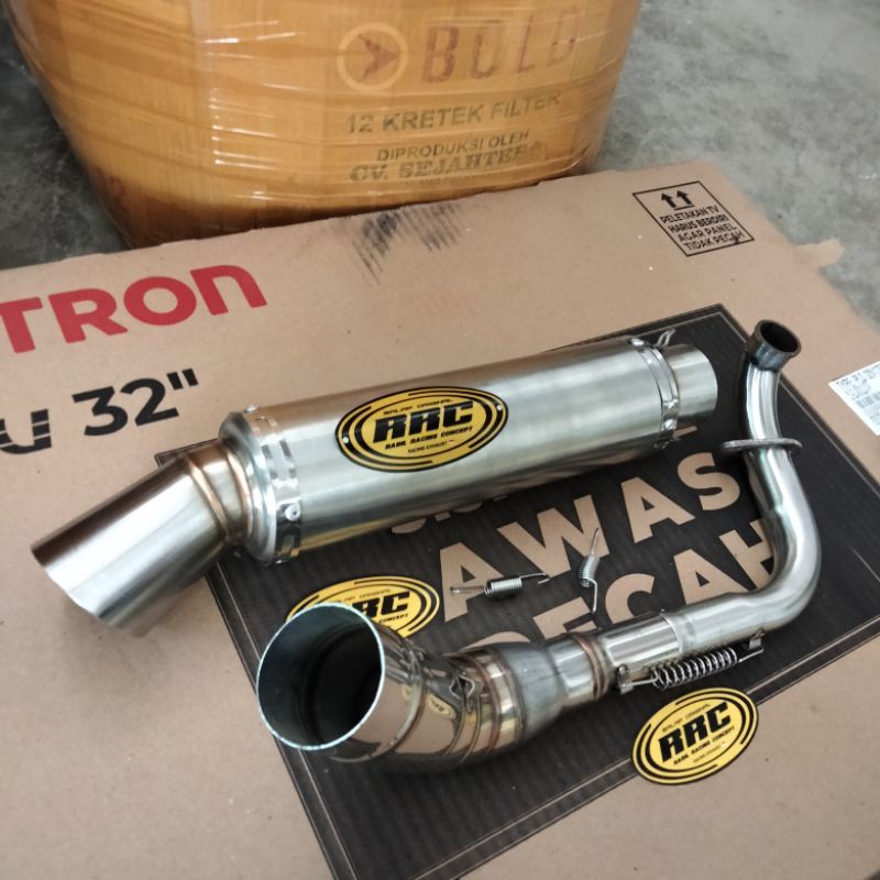 Jual knalpot racing beat RRC corong terompet pnp BEAT SCOOPY GENIO ...