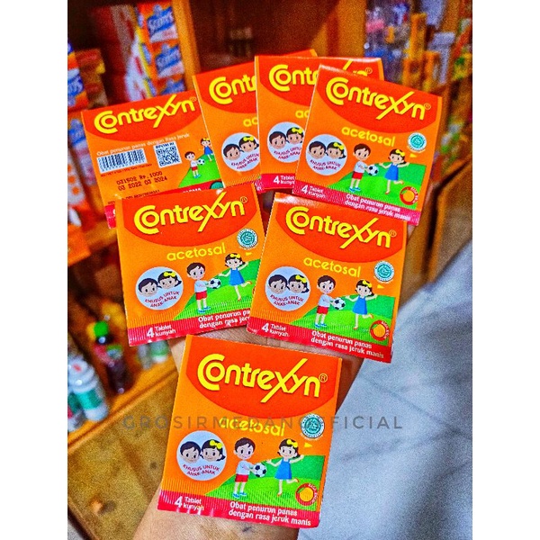 Jual CONTREXYN OBAT PENURUN PANAS RASA JERUK - ACETOSAL DEMAM ANAK ...