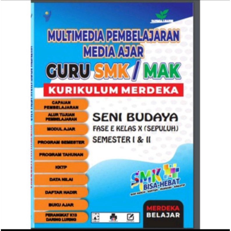 Jual MODUL AJAR MAPEL SENI BUDAYA SMK/MAK KUR MERDEKA BELAJAR KLS X ...
