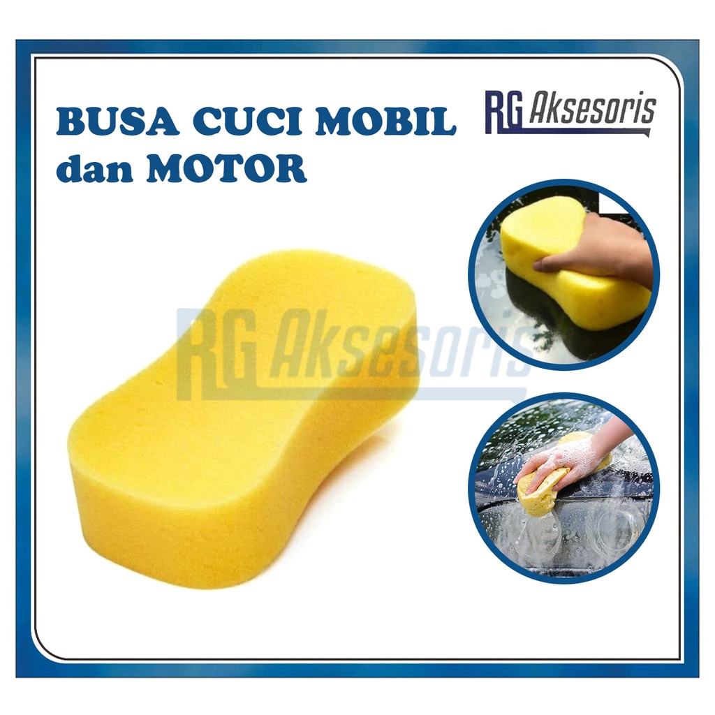 Jual RGAKSESORIS Busa Cuci Mobil, Motor, Piring Kuning / Busa Foam Wash ...