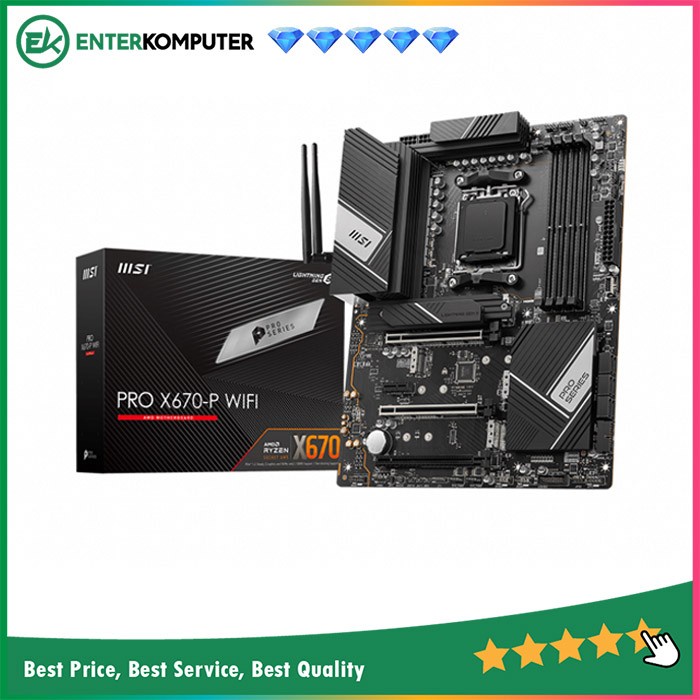 Jual MSI PRO X670-P WIFI (AM5, AMD X670, DDR5, USB3.2 Type-C, SATA3 ...