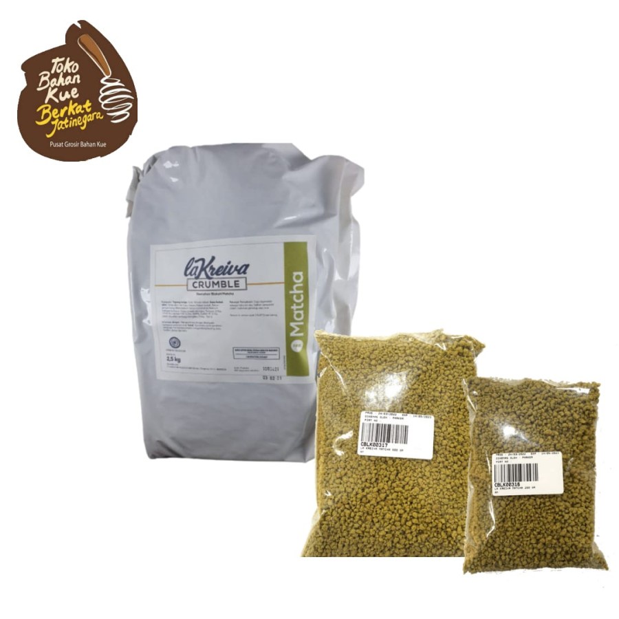 Jual LA KREIVA COOKIE CRUMBLE MATCHA REPACK 250 GR / REMPAHAN BISKUIT ...