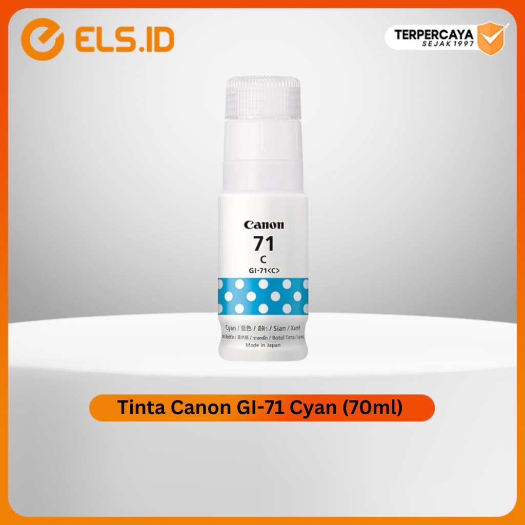 Jual Tinta Canon GI-71 Cyan (70ml) | Shopee Indonesia