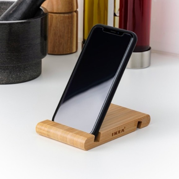Jual Stand Hp ikeya Bergens Alat Bantu Standing Handphone Kayu Bambu ...