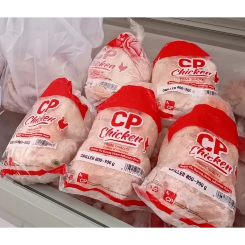 Jual Ayam Broiler Karkas FROZEN 800-900 gram (CP CHICKEN) | Shopee ...