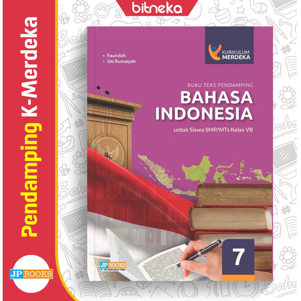 Jual Buku Teks Pendamping Bahasa Indonesia Smp Mts Kelas 7 Kurikulum
