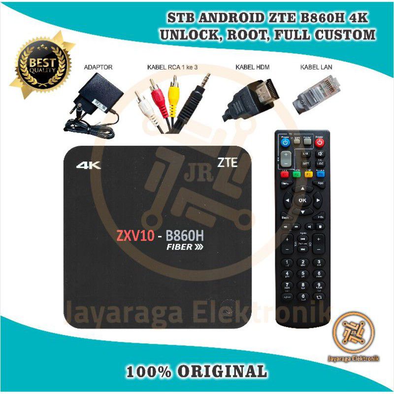 Jual STB Android Smart TV Box B860H 4K Hybrid Full Root Full Custom | Shopee Indonesia