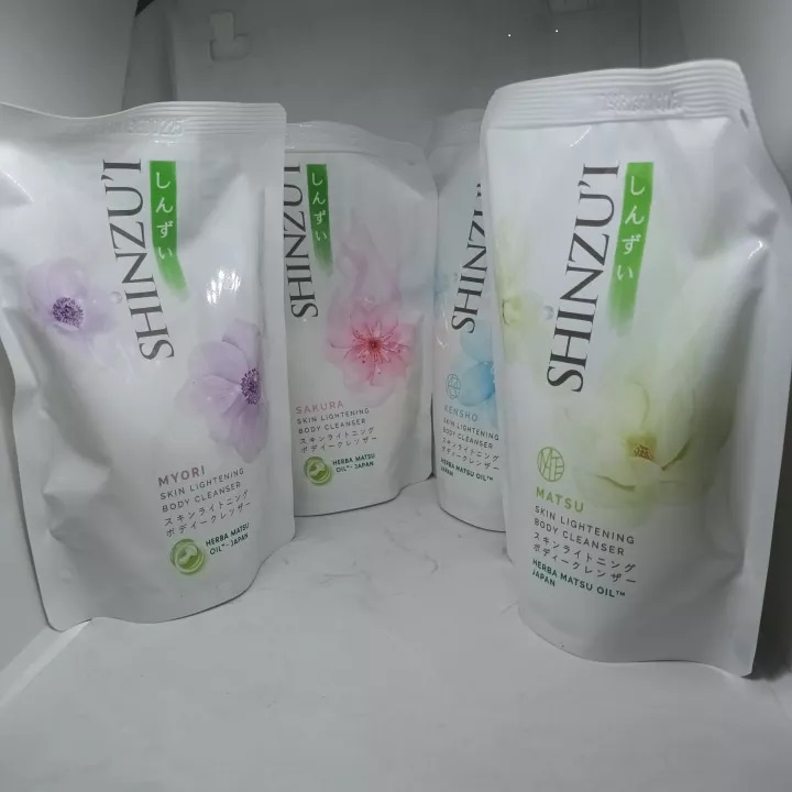 Jual (180ml REFILL) Shinzui Skin Lightening Body Cleanser Body Wash ...