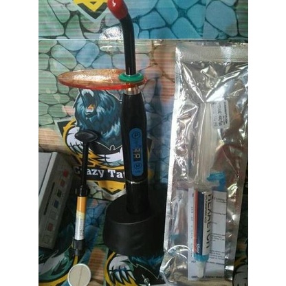 Jual paket lengkap alat laser gigi Dental Led curing light lamp ...