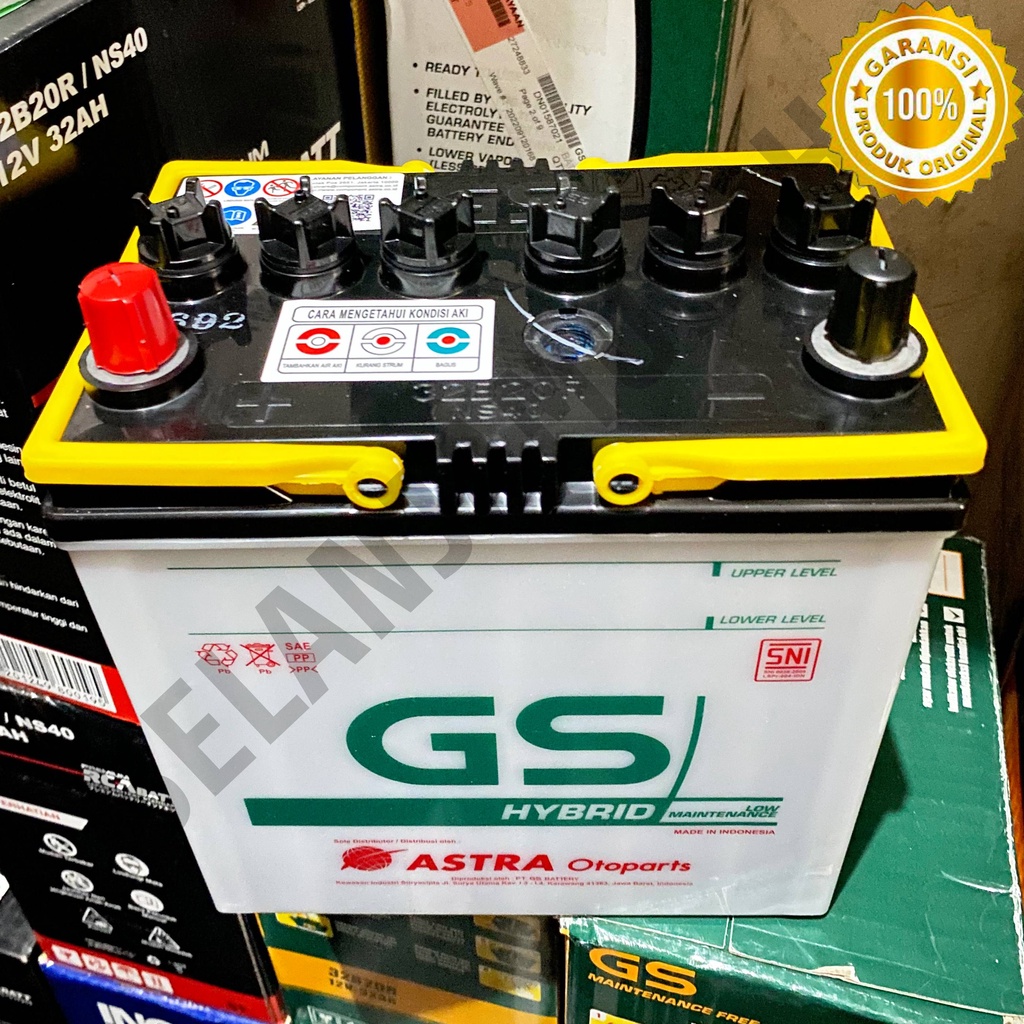 Jual Aki Mobil GS Astra Hybrid NS40 32Ah 12V 100% Asli Astra Carry, Futura, Avanza, Xenia, Rush ...