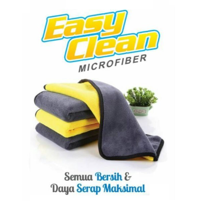Jual Kain Lap Body Motor Mobil Microfiber 2 Sisi Halus & Tebal ...