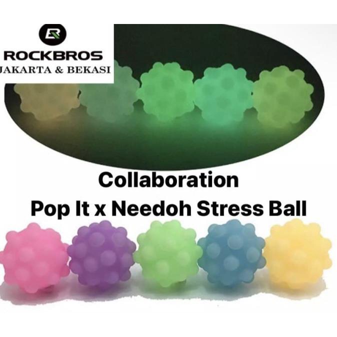 Jual Pop It Stress Ball Vent Needoh Nido Mainan Anak Glow In Dark ...
