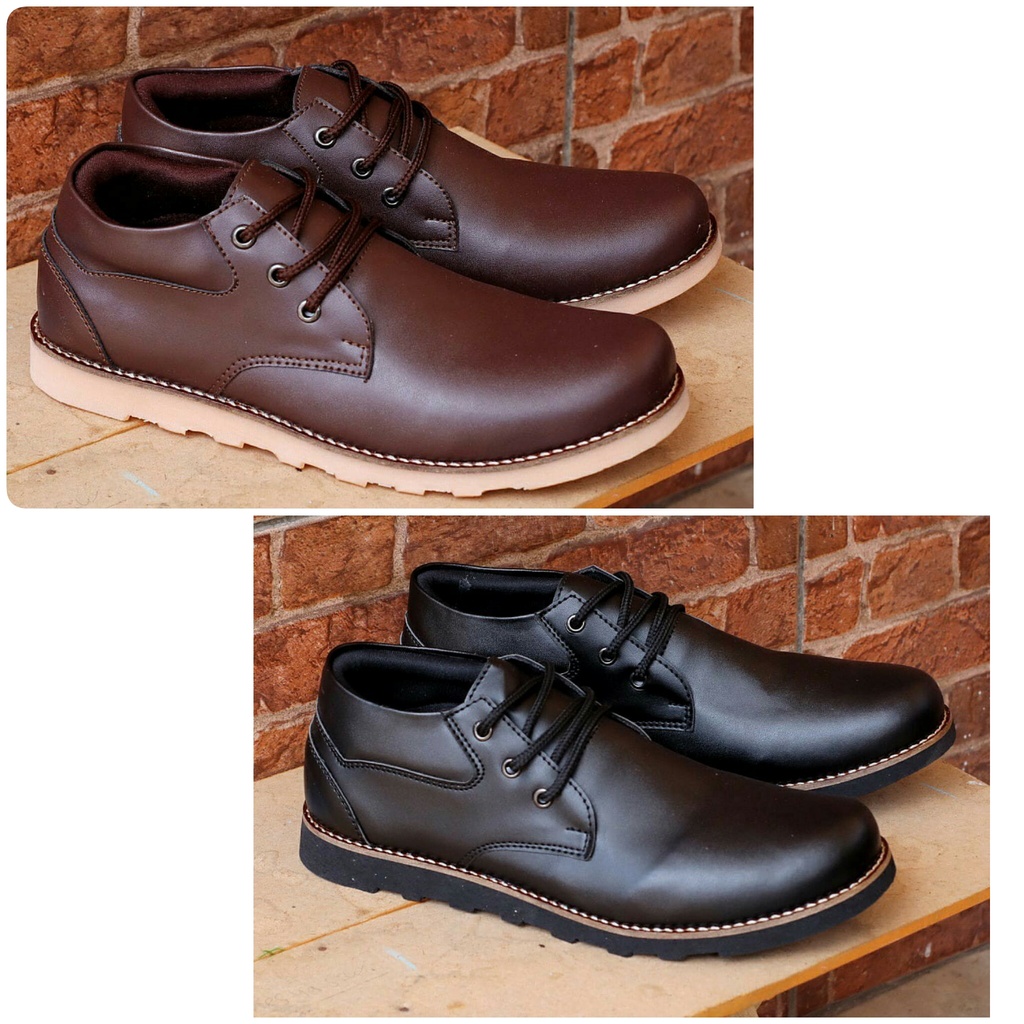 Jual Sepatu Jumbo Big Size 44 45 46 Formal Kerja Pria Boot Pendek Mr ...