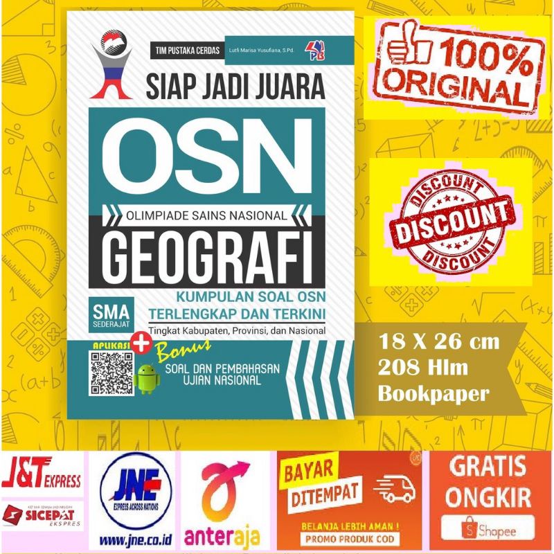 Jual Buku Original - OSN GEOGRAFI Tingkat SMA - Buku Siap Jadi Juara - OSN GEOGRAFI SMA | Shopee ...