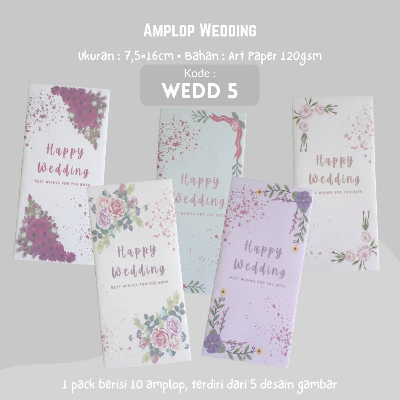 Jual AMPLOP WEDDING | AMPLOP NIKAHAN | ANGPAO KONDANGAN | Shopee Indonesia