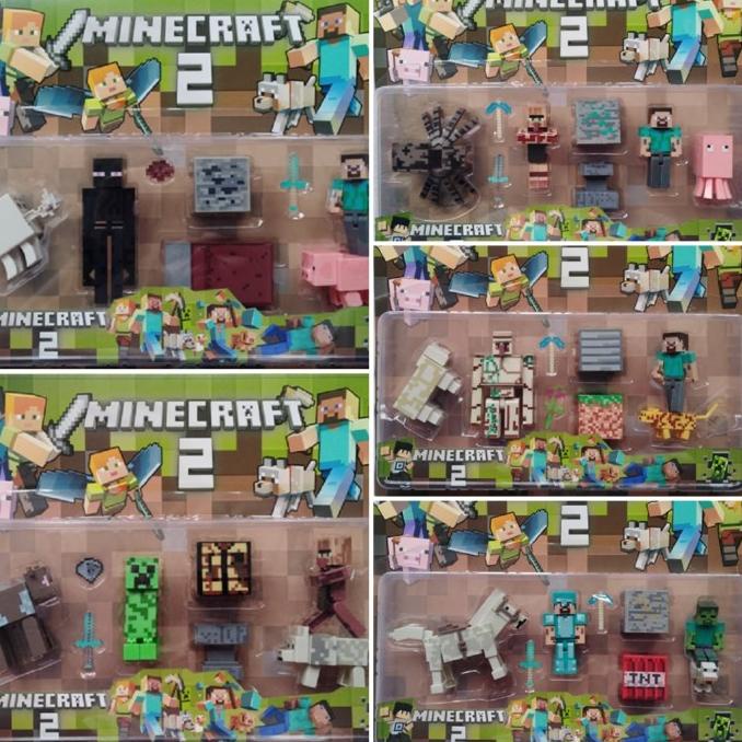 Jual Special Edition Figure Minecraft Series 2 Figure Set Minecraft ...