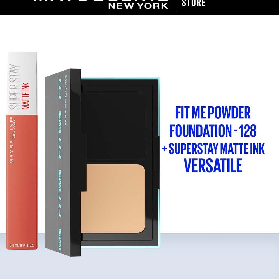 Jual KODE-JO16 Maybelline #TetapON Look Set 1- Fit Me 24h Powder ...