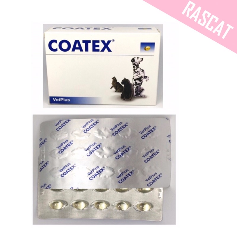 Jual Coatex - Vitamin Kucing Anjing 1 Tablet | Shopee Indonesia
