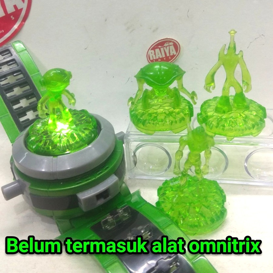 Jual SET MINI FIGURES BEN 10 OMNITRIX X10 ALIEN CHROMASTONE GOOP ECHO ...