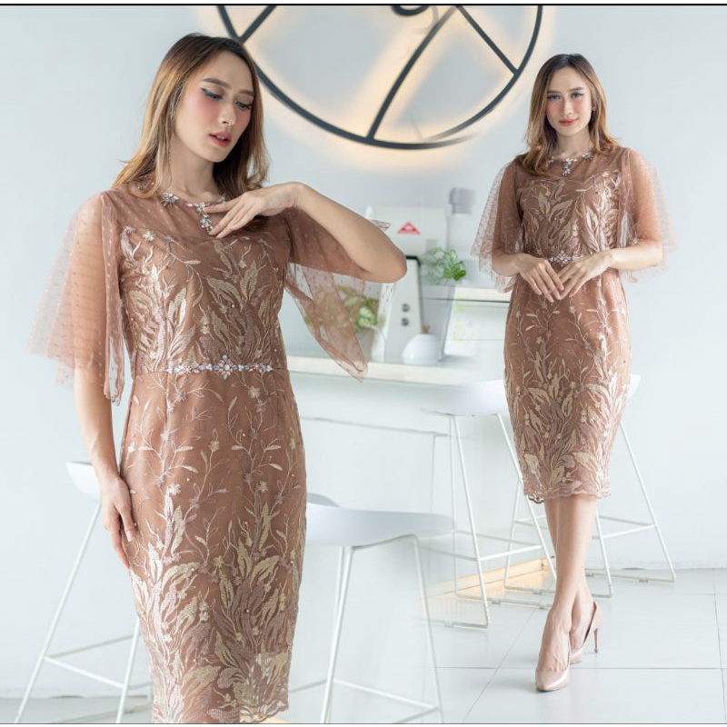 Jual dress natal maira PB / dress modern / dress murah / dress cantik ...