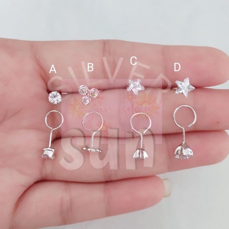 Jual ANTING TOGE BINTANG, ANTING TOGE VARIASI PERAK ASLI 925 LAPIS MAS ...