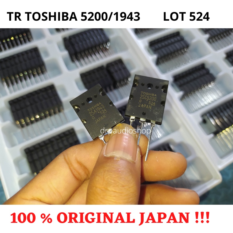 Jual transistor toshiba 5200 1943 original Japan lot 524 | Shopee Indonesia