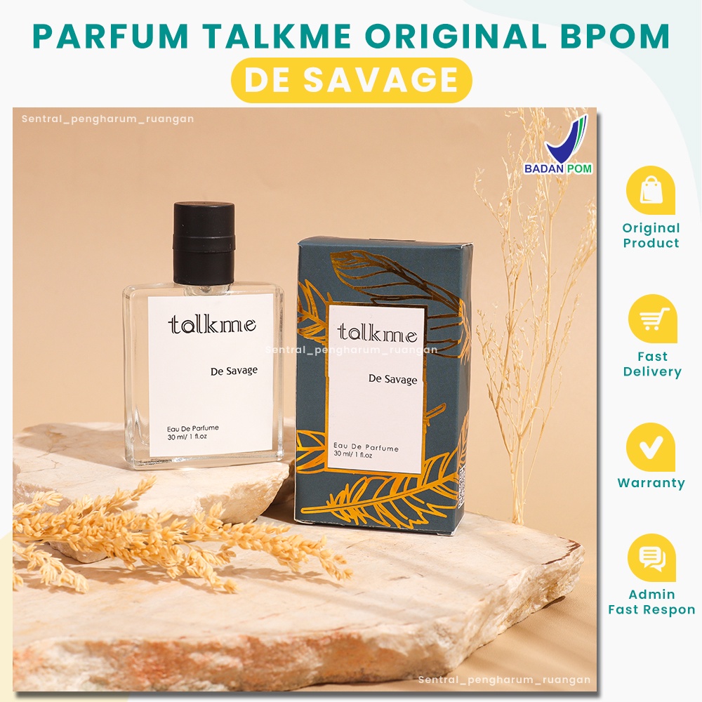 Jual Parfum Talkme Original Aroma De Savage BPOM Spray 30ml dan Roll On ...