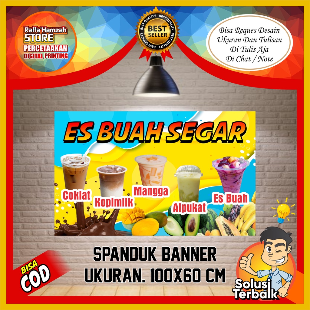 Jual SPANDUK BANNER ES BUAH SEGAR SPANDUK ES BUAH SEGAR BANER ES BUAH ...