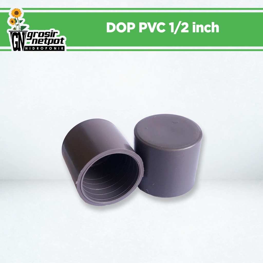 Jual Tutup Pipa Paralon PVC 1/2" / Dop Fitting Paralon PVC 1/2 inch ...