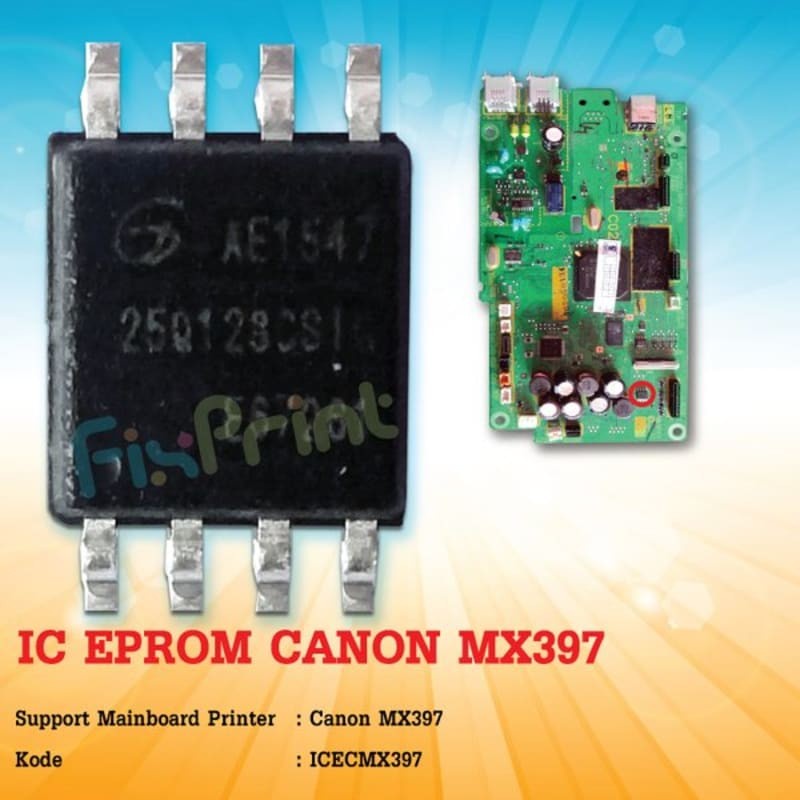 Jual IC Eprom Canon MX397 Eeprom IC Reset Counter Mainboard Printer MX ...
