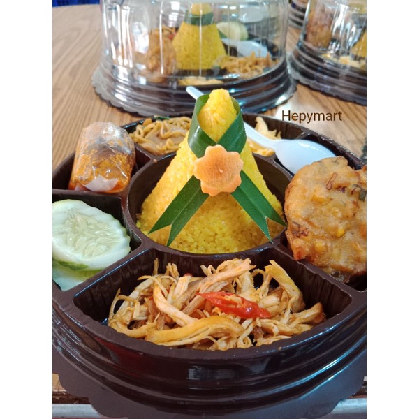 Jual Tumpeng mini/Nasi tumpeng/Tumpeng nasi kuning, liwet, ungu/Catering | Shopee Indonesia