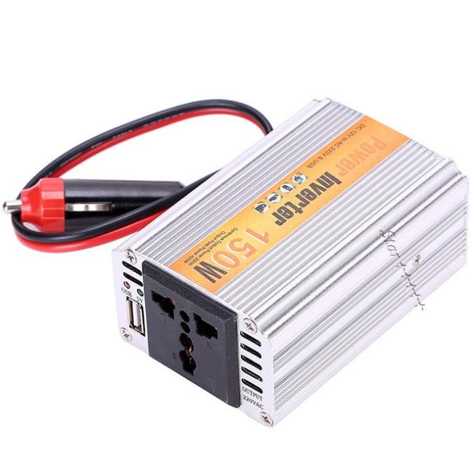 Jual Power Inverter 150W DC 12v to AC 220v Car Power USB | Shopee Indonesia