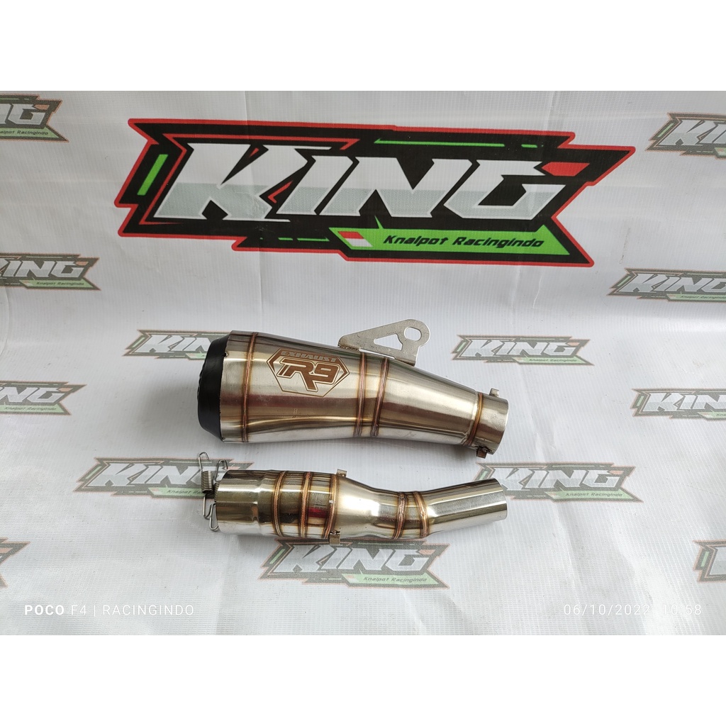 Jual knalpot racing r9 gp series cb new cbr lokal ninja fi cbr facelift ...