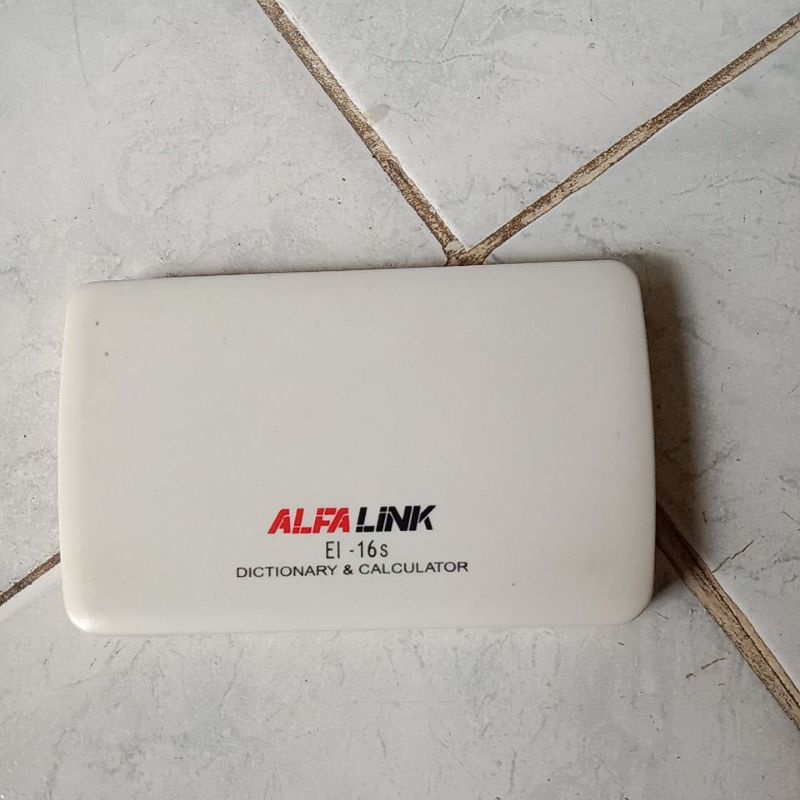 Jual Alfalink dictionary&calculator warna putih model EI-16S | Shopee ...