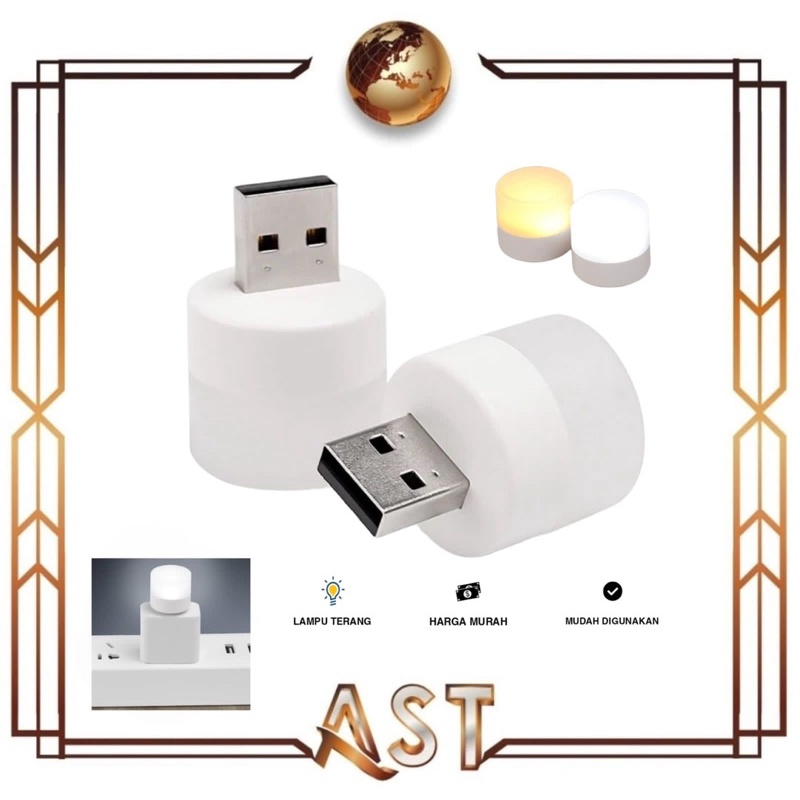 Jual Lampu Kecil Tidur Usb Mini LED Belajar Baca Night light Kamar ...