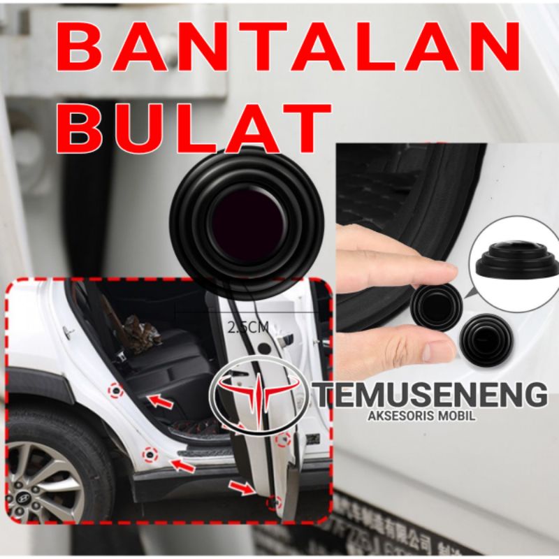 Jual Karet Bantalan Bulat Peredam Pintu Mobil Kap Bagasi Ganjal ...