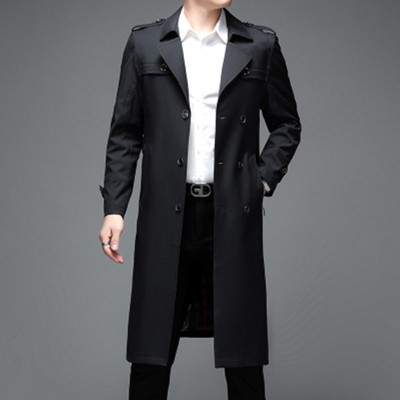 Jual PREMIUM Jas blazer jubah panjang pria/long coat pria/bahan katun ...