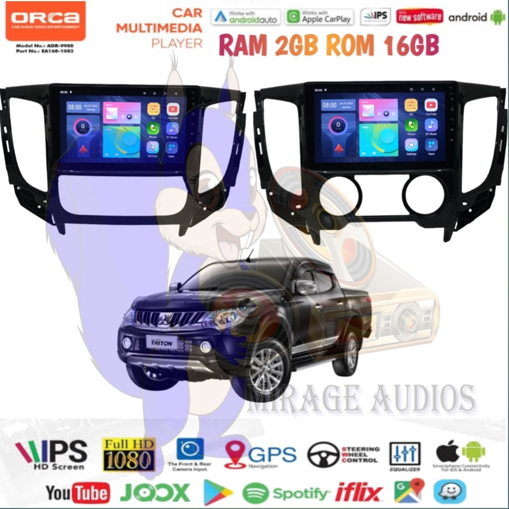Jual Head Unit Android Eco Series Carplay Strada Triton 2015 - 2019 9 ...